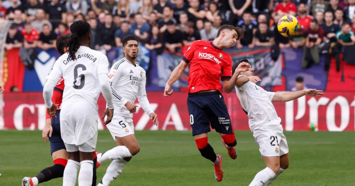 Real Madrid cede terreno en LaLiga tras empate con Osasuna, así marcha ...