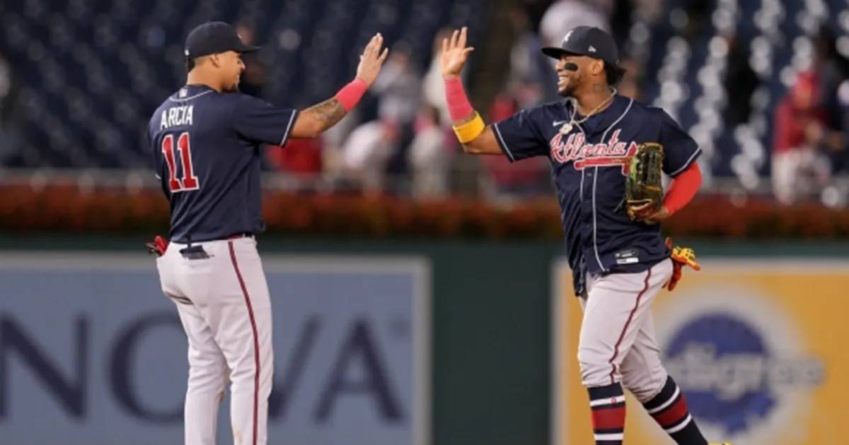 MLB: Mira el show de Ronald Acuña Jr. y Orlando Arcia en la práctica de ...