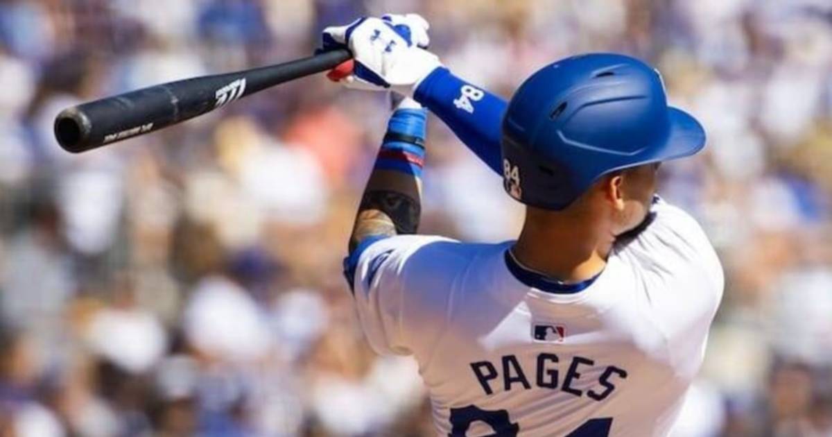 MLB: ¡Inmenso! Andy Pages se voló la barda por primera vez en su carrera (+ Video)
