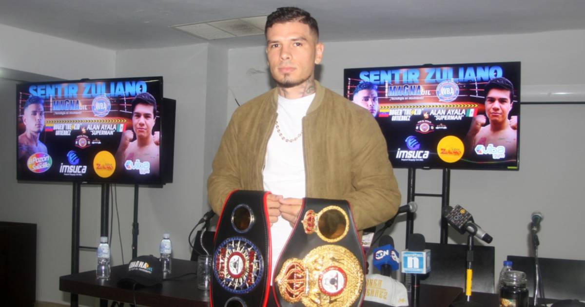 Roger Gutiérrez iniciará en Maracaibo su camino hacia un nuevo título ...