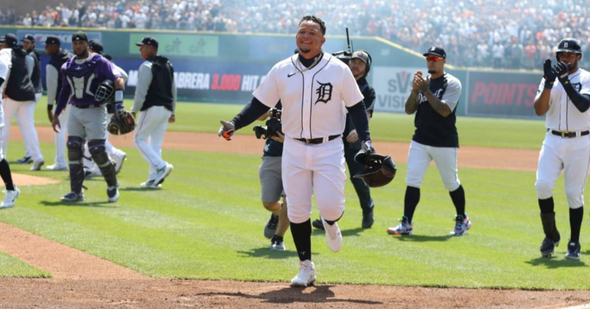 MLB: Se cumplen tres años del histórico hit 3.000 de Miguel Cabrera ...