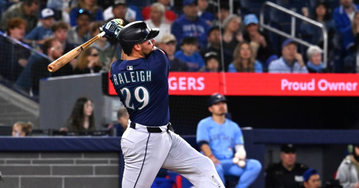 Cal Raleigh impone un récord para un catcher en los últimos 25 años