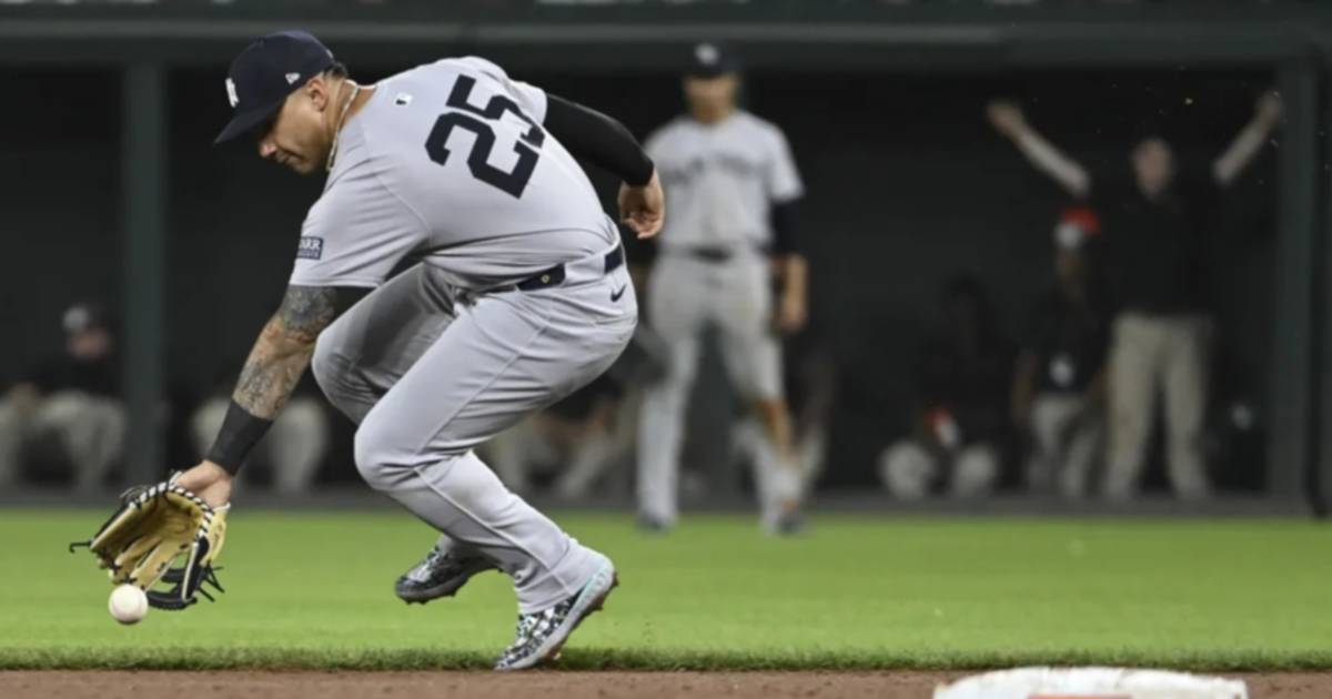 MLB: Mira el jugadón que se lanzó Gleyber Torres en la victoria de Yankees (+video)