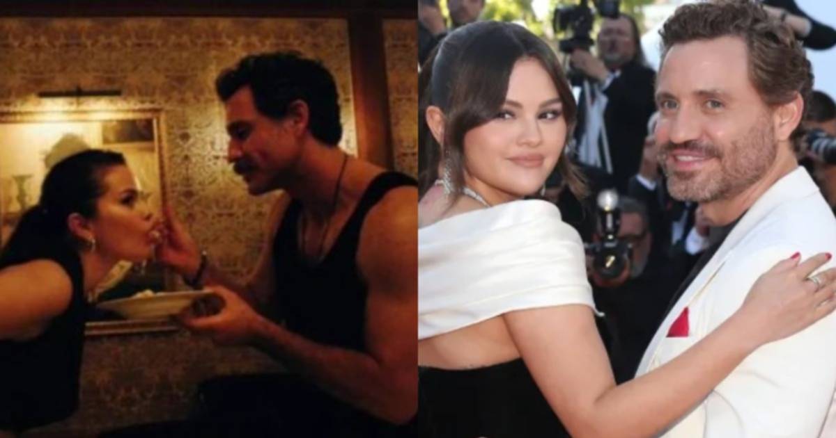 ¿Ya están juntos? Edgar Ramírez le zampó tremendo beso a Selena Gómez ...