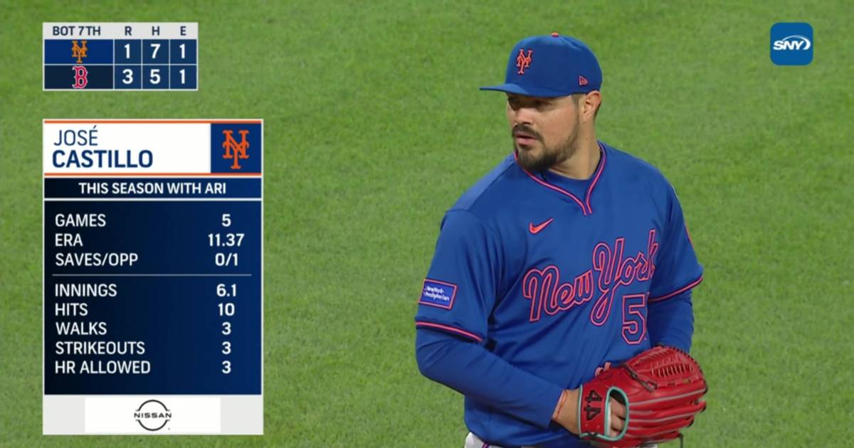 MLB: Así le fue al venezolano José Castillo en su debut con los Mets de ...