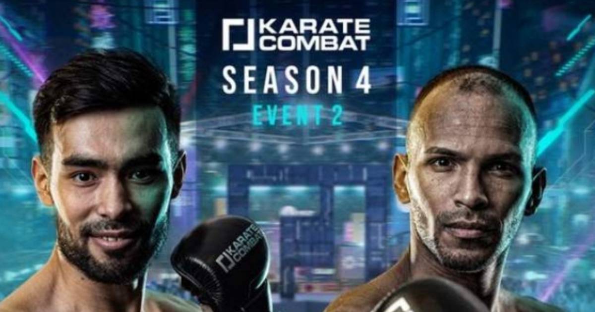 Andres Madera a muy poco de hacer su debut en el Karate Combat