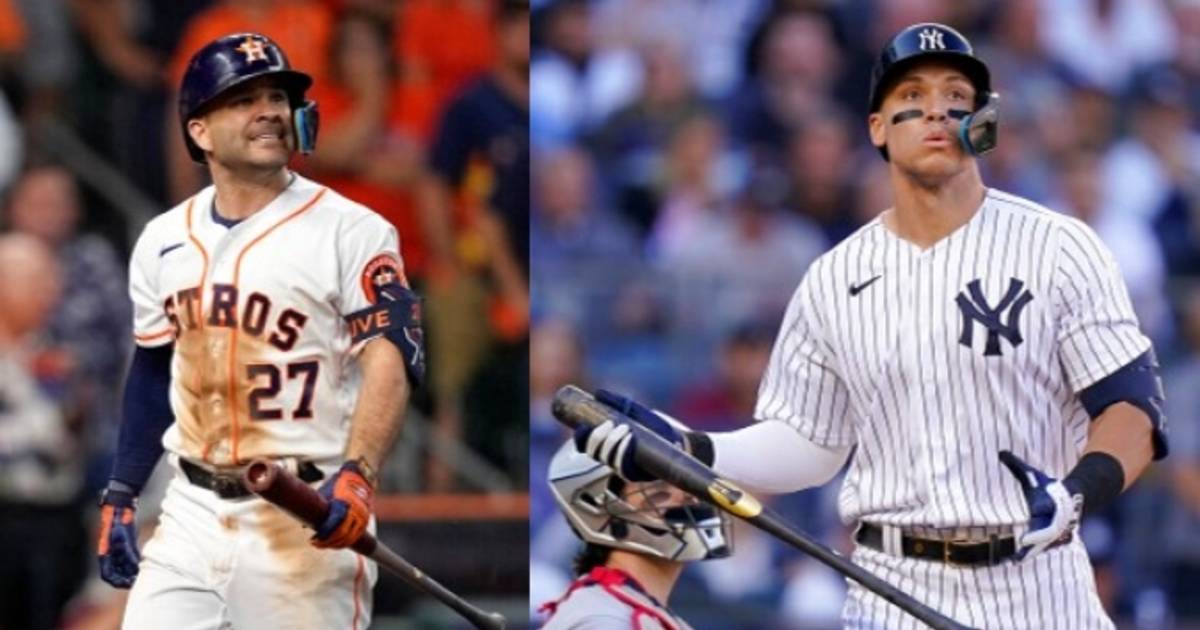 MLB: ¿Cómo le ha ido a José Altuve y Aaron Judge en postemporada? ¡Están fríos!