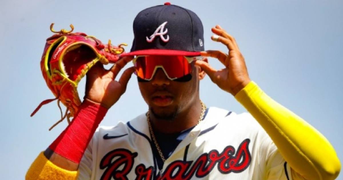 Vea como Ronald Acuña Jr. se burla de los Leones del Caracas (+Foto)