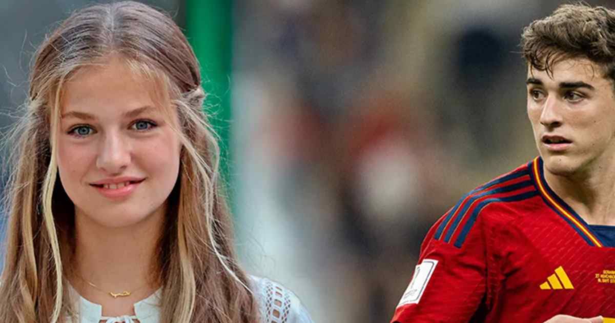 La princesa Leonor "se escapó" para verse con el español Pablo Gavi