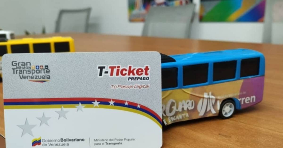 T-Ticket: Nueva tarjeta digital para el pago de transporte público