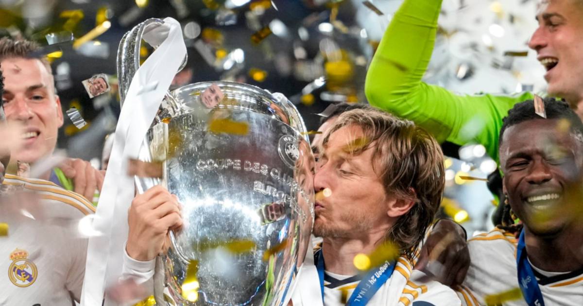 Luka Modric hace historia al convertirse en el primer jugador en la historia del Real Madrid en ...
