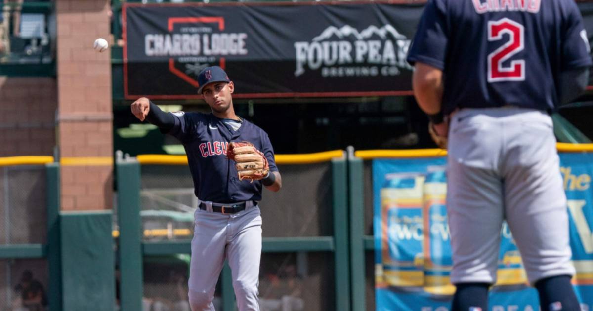 MLB: Brayan Rocchio gana aplausos en Cleveland tras jugadas de lujo ...