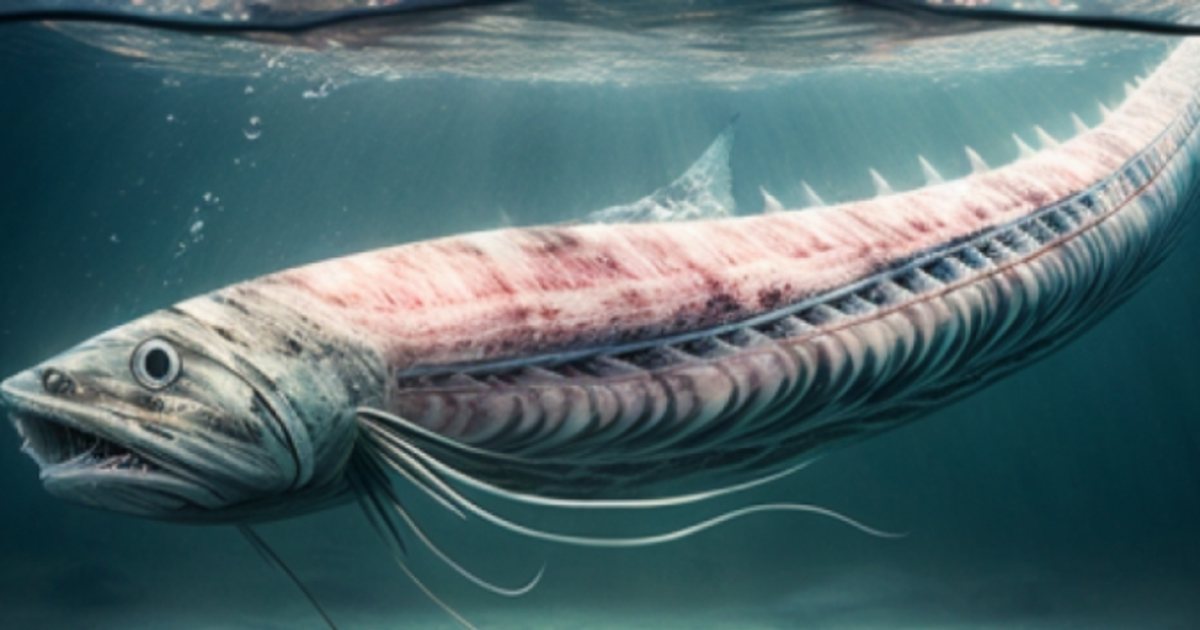 Viral: Avistamiento de pez remo en las orillas de Taiwán