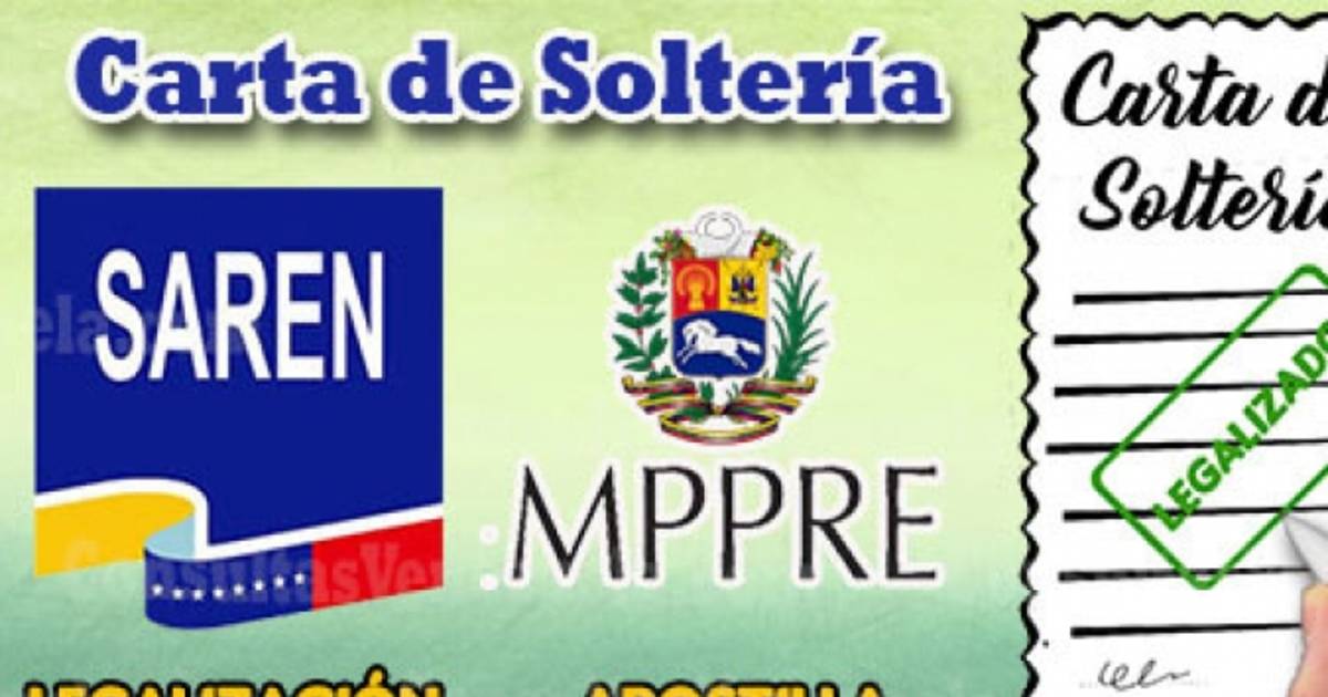 Conoce los pasos para tramitar la carta de soltería ante el SAREN