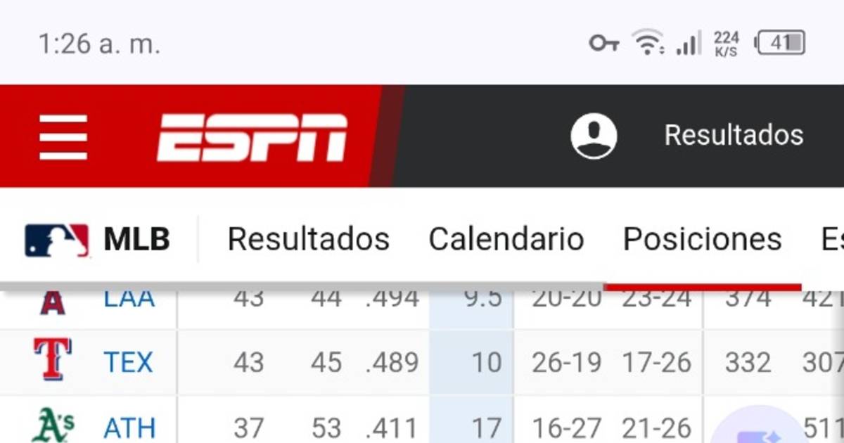 MLB: Así marcha la tabla de posiciones tras la jornada de este viernes ...