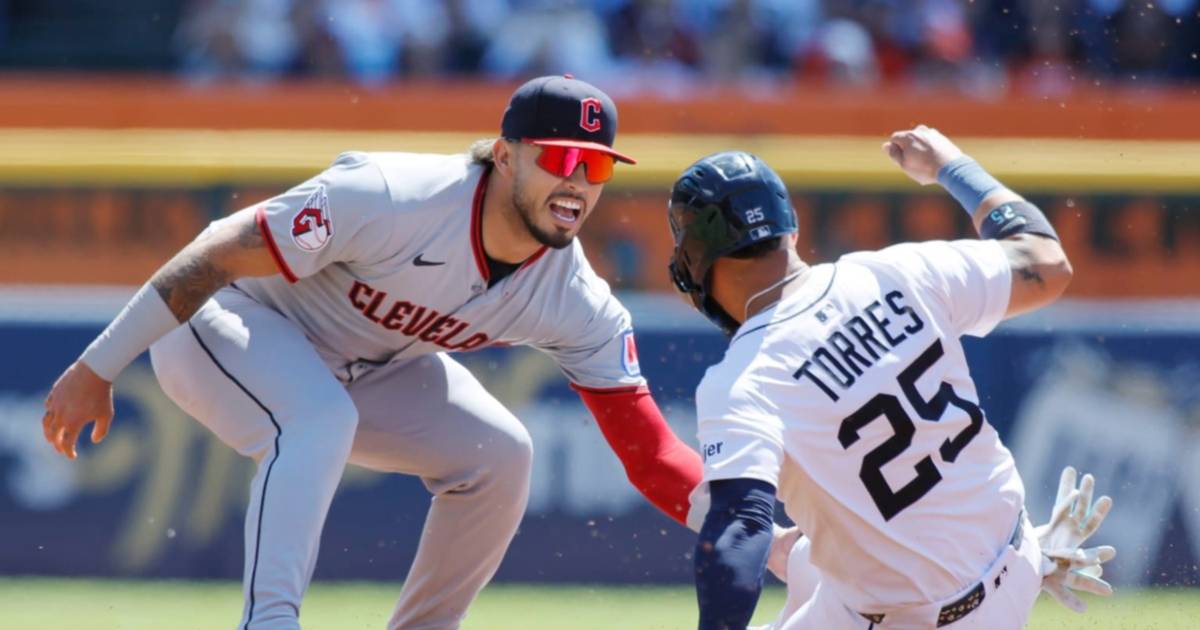 MLB: Gleyber Torres y Brayan Rocchio protagonizan un fuerte choque (+Video)