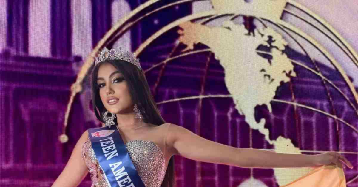 Pau Colomine, la venezolana que se coronó Miss Teen Américas del Sur 2023