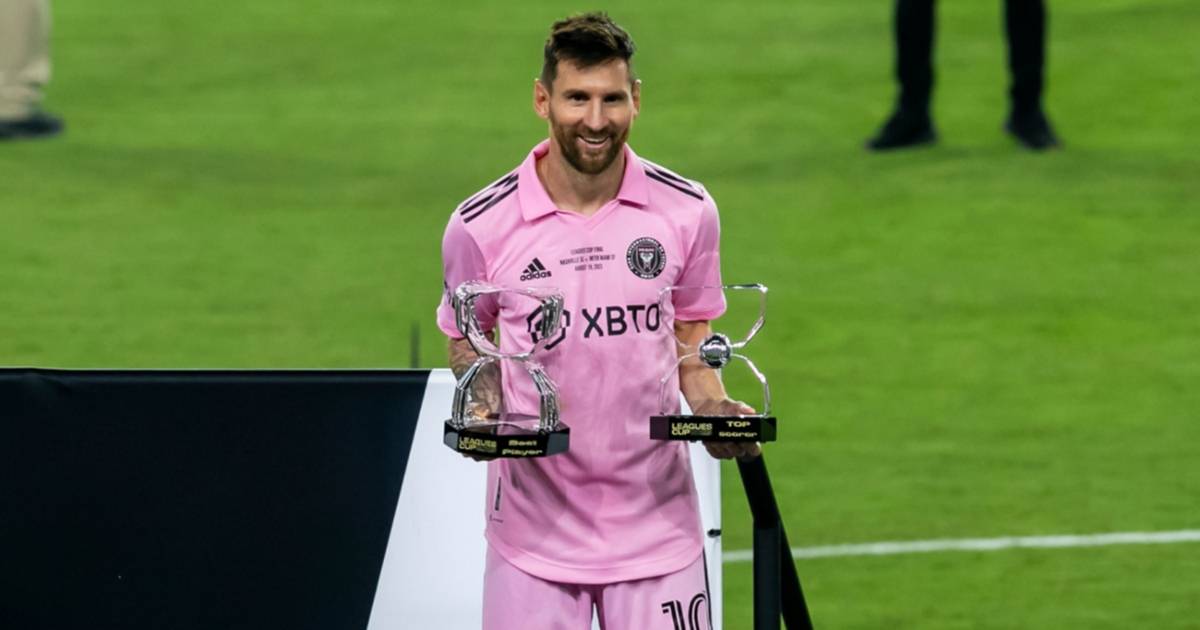 La grandeza de Lionel Messi en un gesto con su compañero del Inter Miami