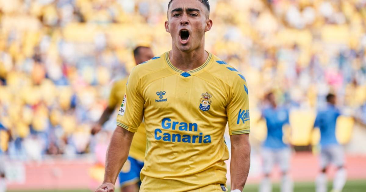 Alberto Moleiro adelantó a las Palmas ante el Real Madrid con este gol ...
