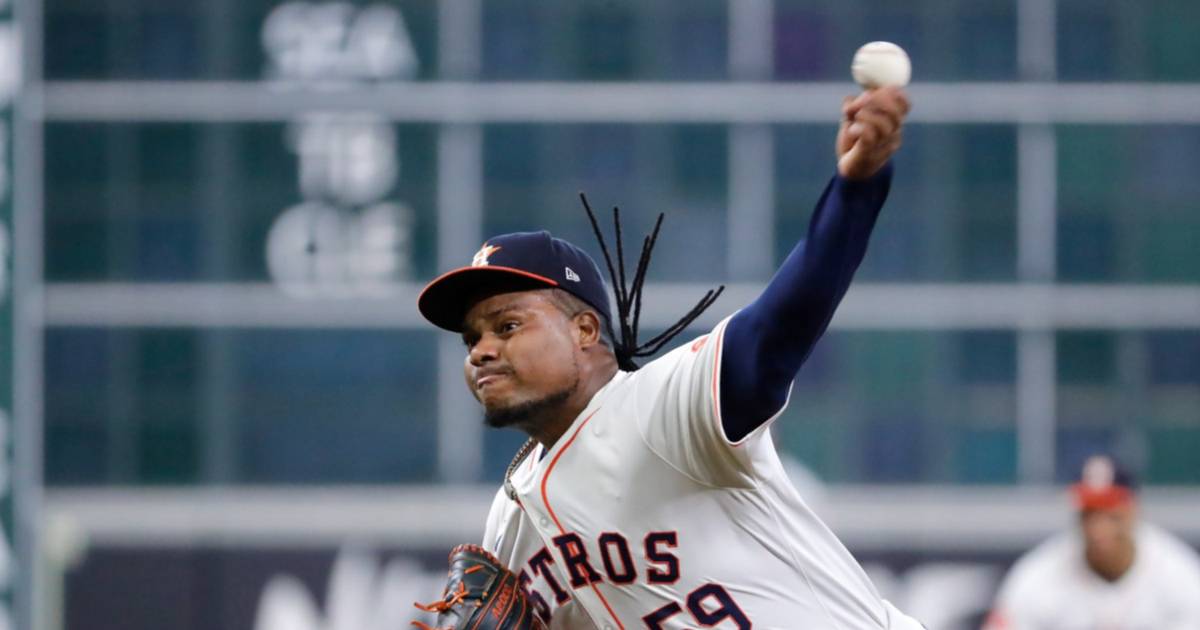 Framber Valdez se mete entre los pitchers con mejor efectividad en 2024