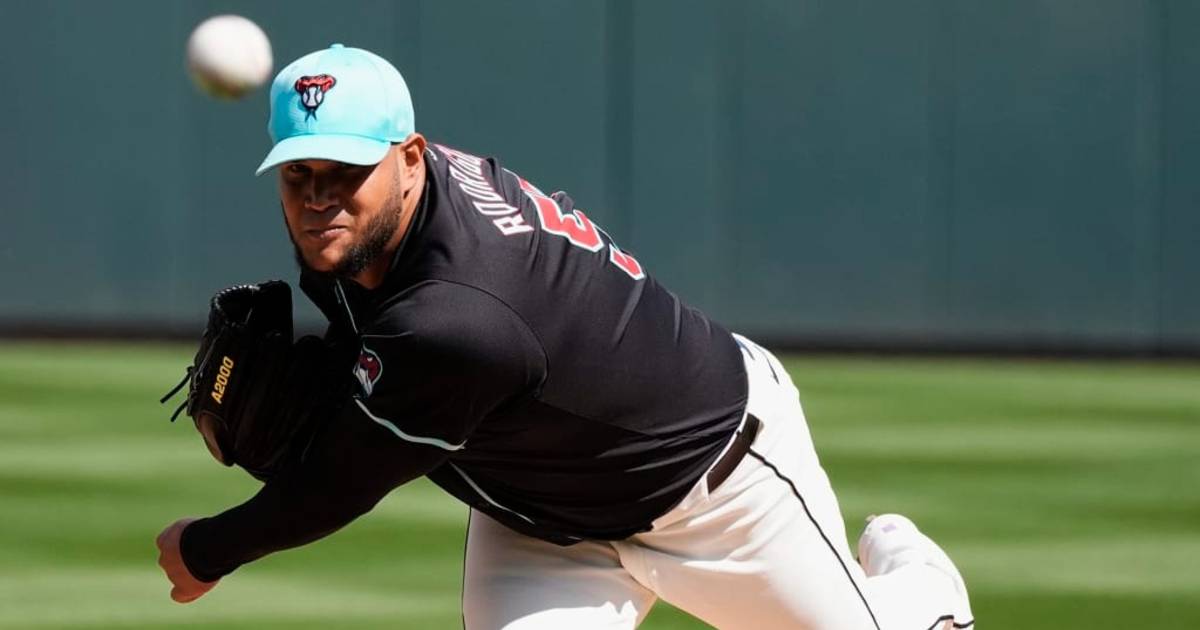 MLB: Eduardo Rodríguez ponchó a siete en una nueva apertura con Arizona ...