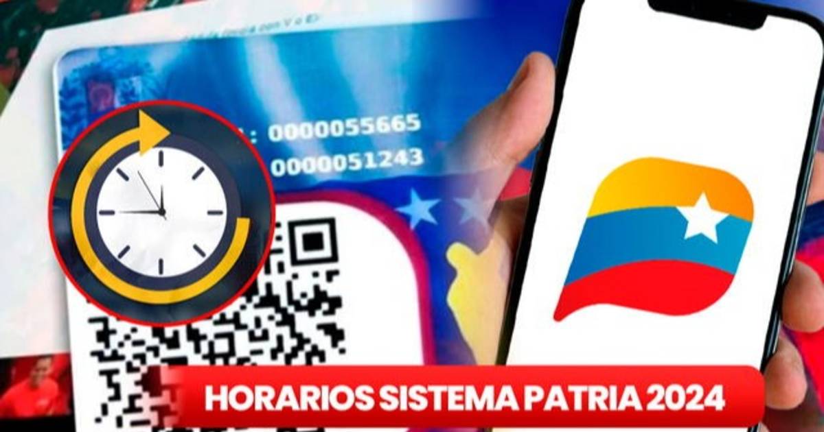 Sistema Patria: Conozca el horario de atención de la plataforma digital ...