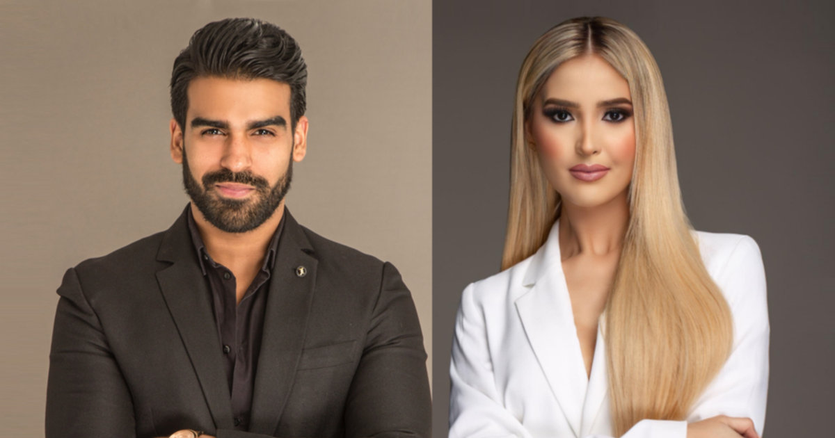 Victoria Abuhazi y Jesús De Alva en la animación de Miss Teen Venezuela ...
