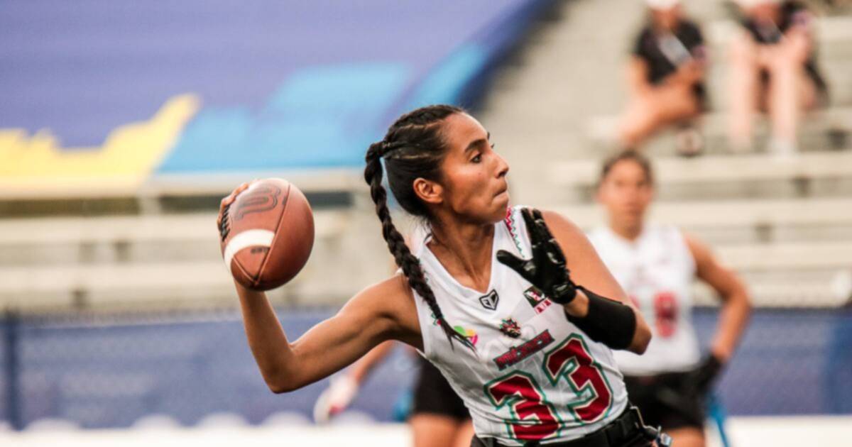 Esta es la embajadora global del flag football de la NFL