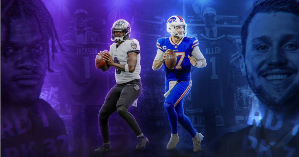 NFL: Josh Allen vs Lamar Jackson quién tiene mejores números para llevarse el MVP (+Estadísticas)