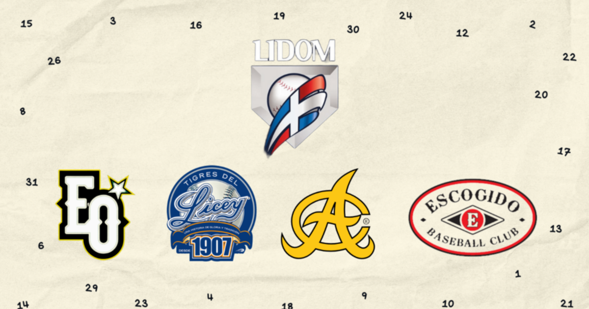 LIDOM: Calendario modificado del Round Robin 2024-25 de República ...