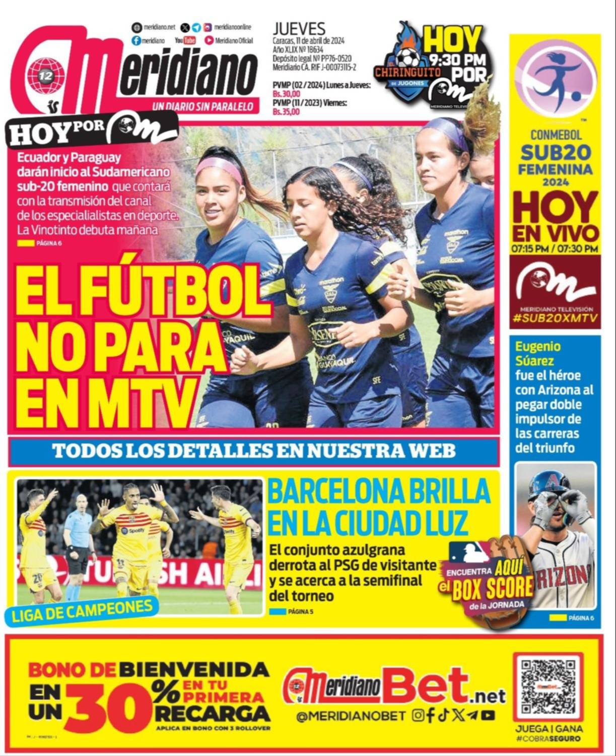 Con las pantallas de Meridiano Televisión fuimos testigos de los ...